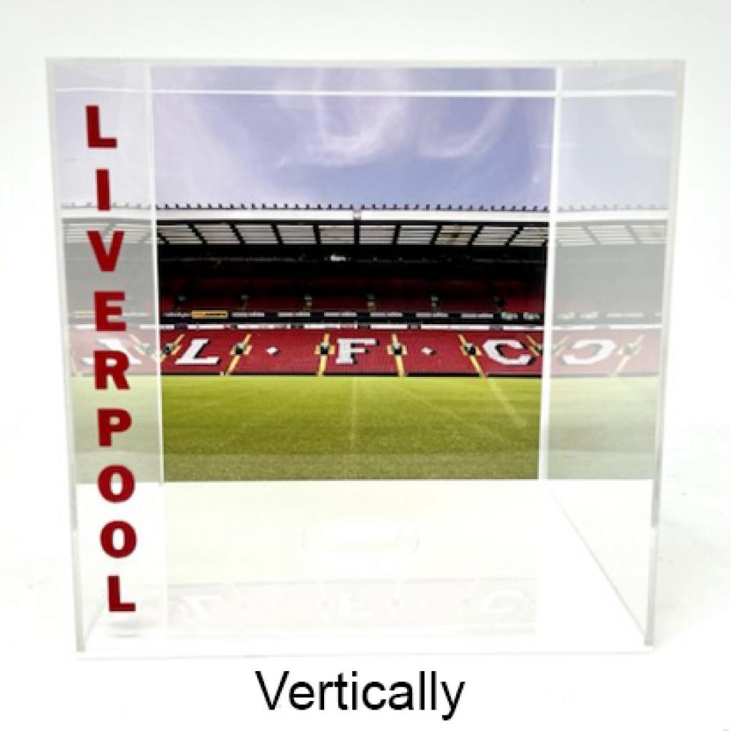 Football Display Case | Perspex Acrylic | Clear Base