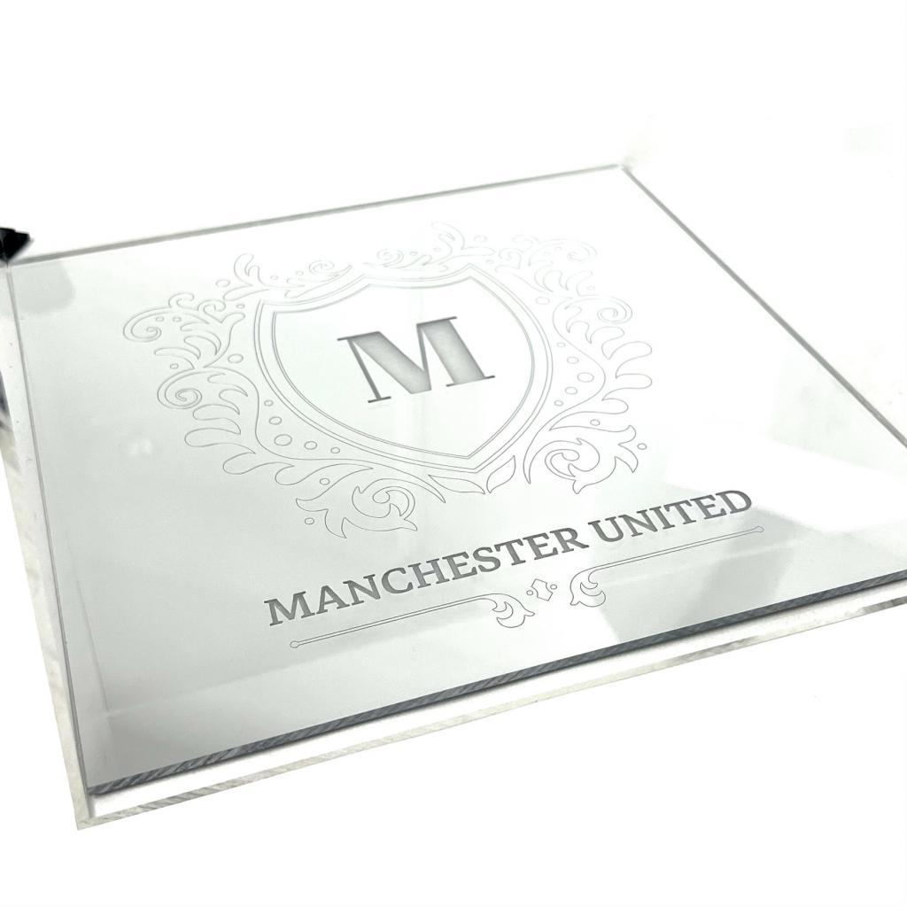 Football Display Case | Perspex Acrylic | Clear Base